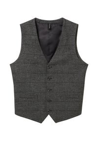 TOM TAILOR Veste sans manches - grey black grindle check/gris - ZALANDO.FR