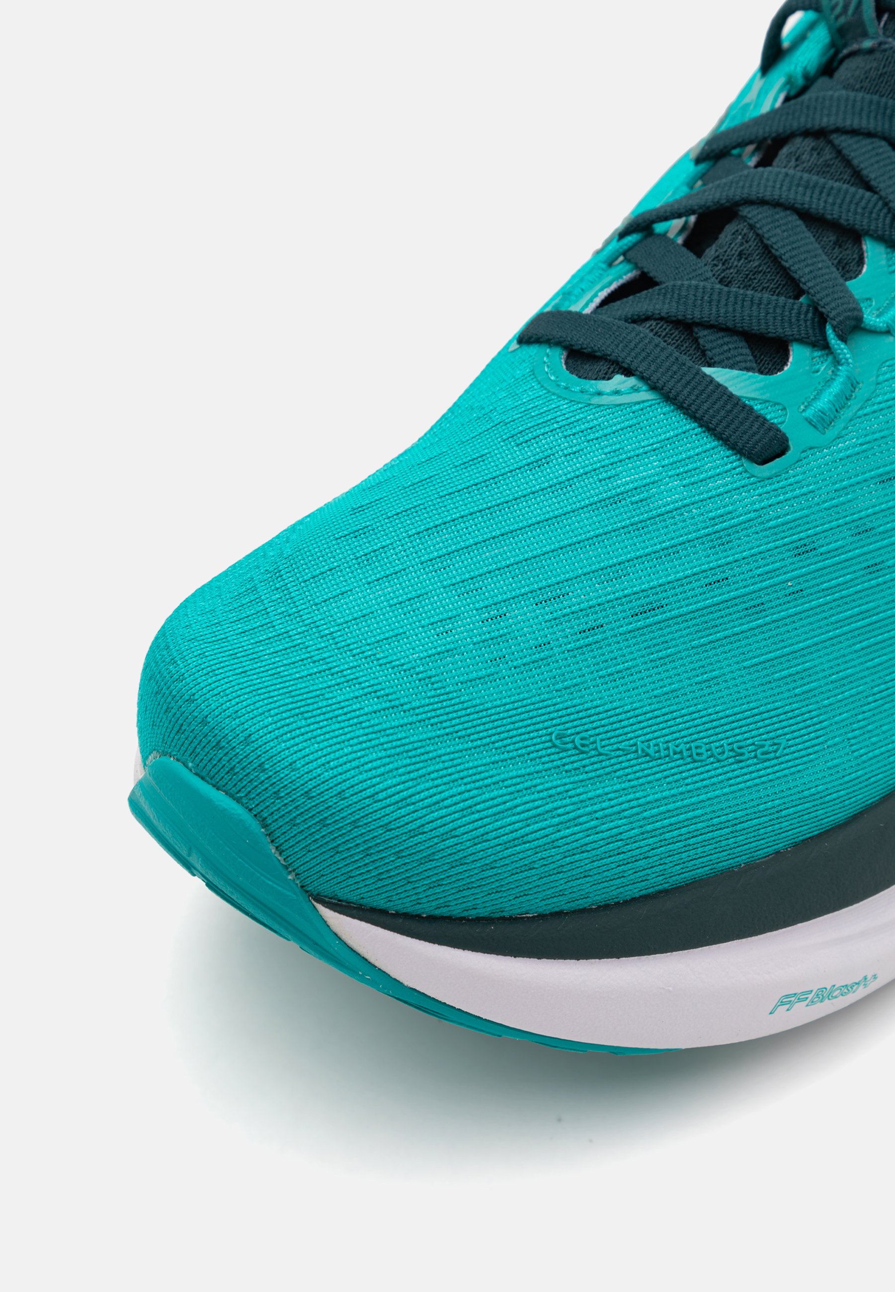 ASICS GEL NIMBUS 27 Chaussures de running sur route wave teal saxon green bleu petrole ZALANDO.FR