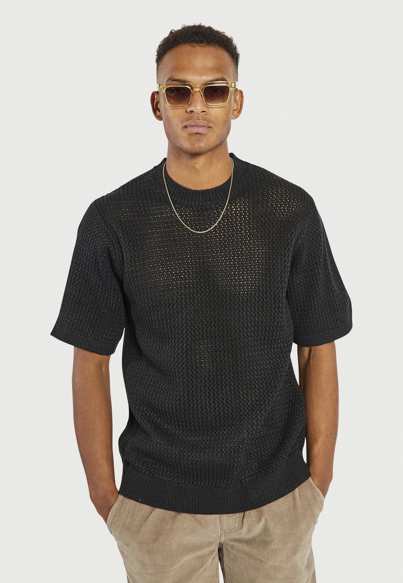 Redefined Rebel DENZEL - T-Shirt basic - black/schwarz - Zalando.ch