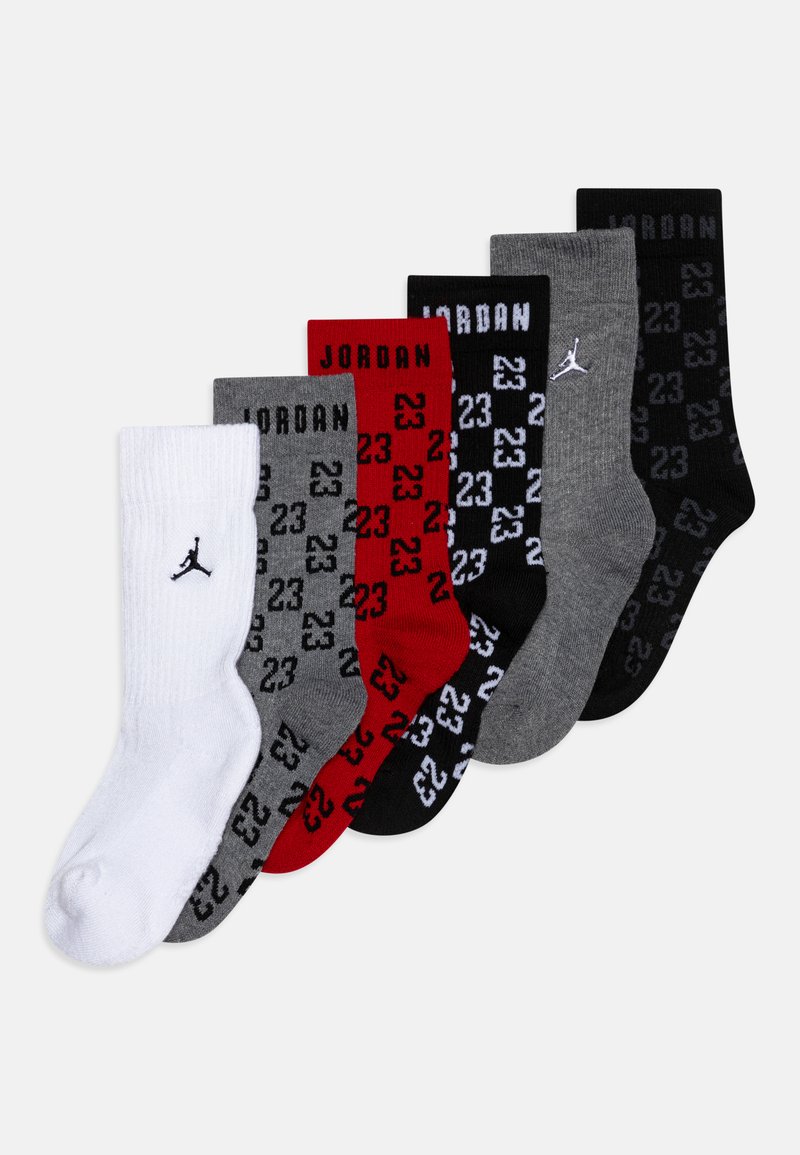 Jordan MONOGRAM ESSENTIAL CREW UNISEX 6 PACK - Socks - black - Zalando