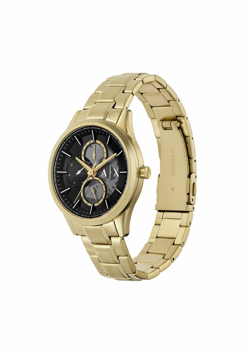 Armani Exchange TRADITIONAL DANTE - Chronograph watch - gold/gold ...