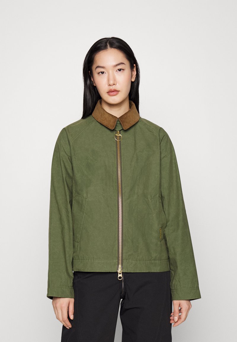 Barbour CAMPBELL SHOWERPROOF - Summer jacket - army/ancient/green ...