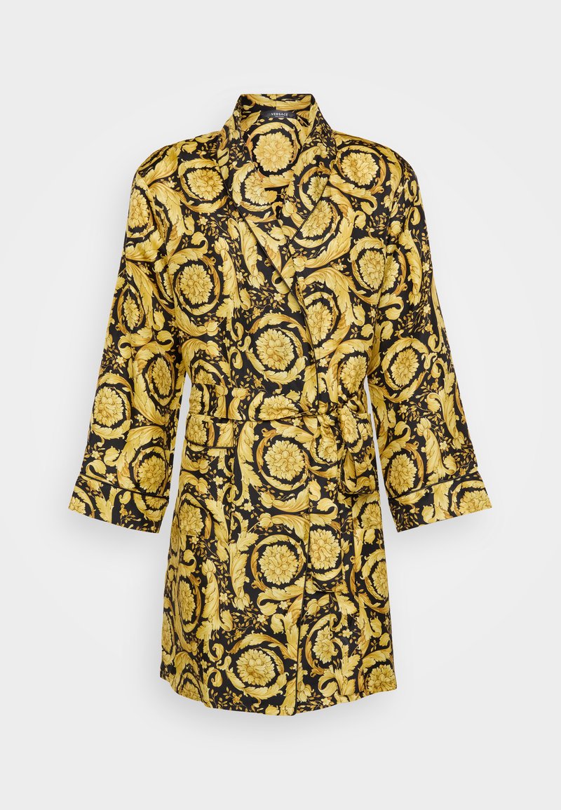 Versace UNDERWEAR ROBE BAROQUE ALL OVER PRINT - Dressing gown - black ...