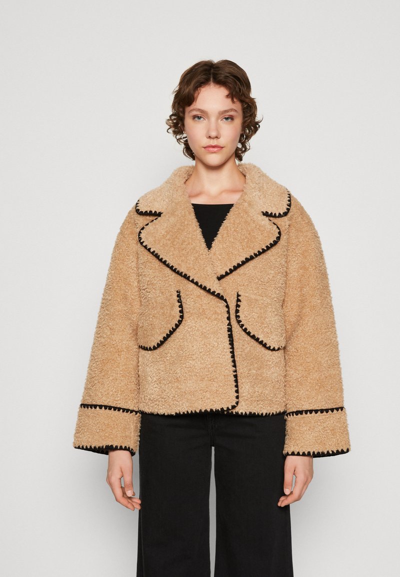 Object OBJSHIREN JACKET - Winterjacke - humus/black/beige - Zalando.de