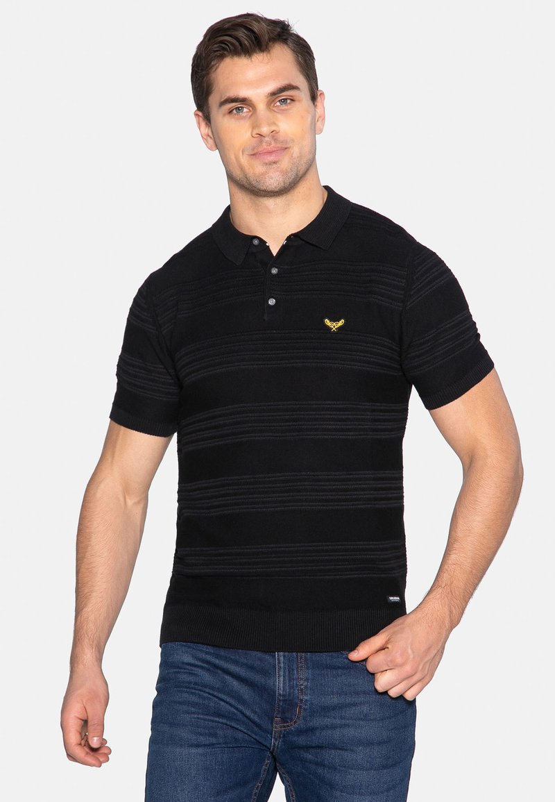 Threadbare LOW - Polo shirt - jet black/black - Zalando.ie