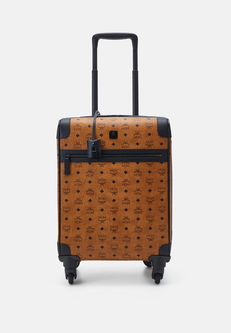 MCM OTTOMAR TROLLEY CABIN SMALL UNISEX - Trolley - cognac - Zalando.nl
