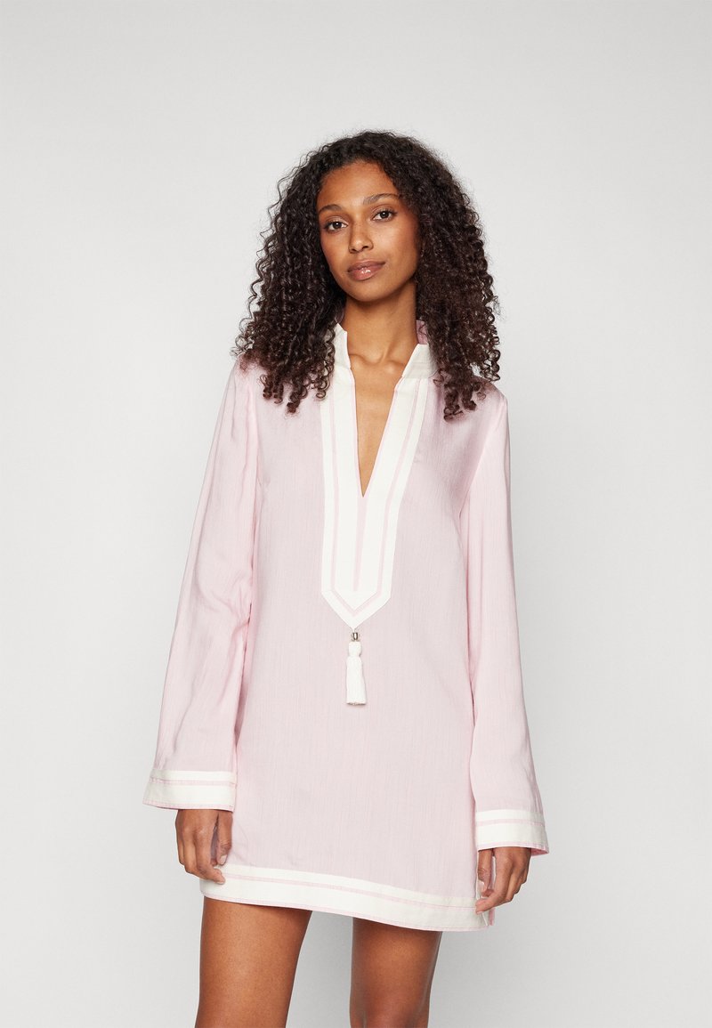 Tory Burch TUNIC - Beach accessory - stone pink/light pink - Zalando.ie