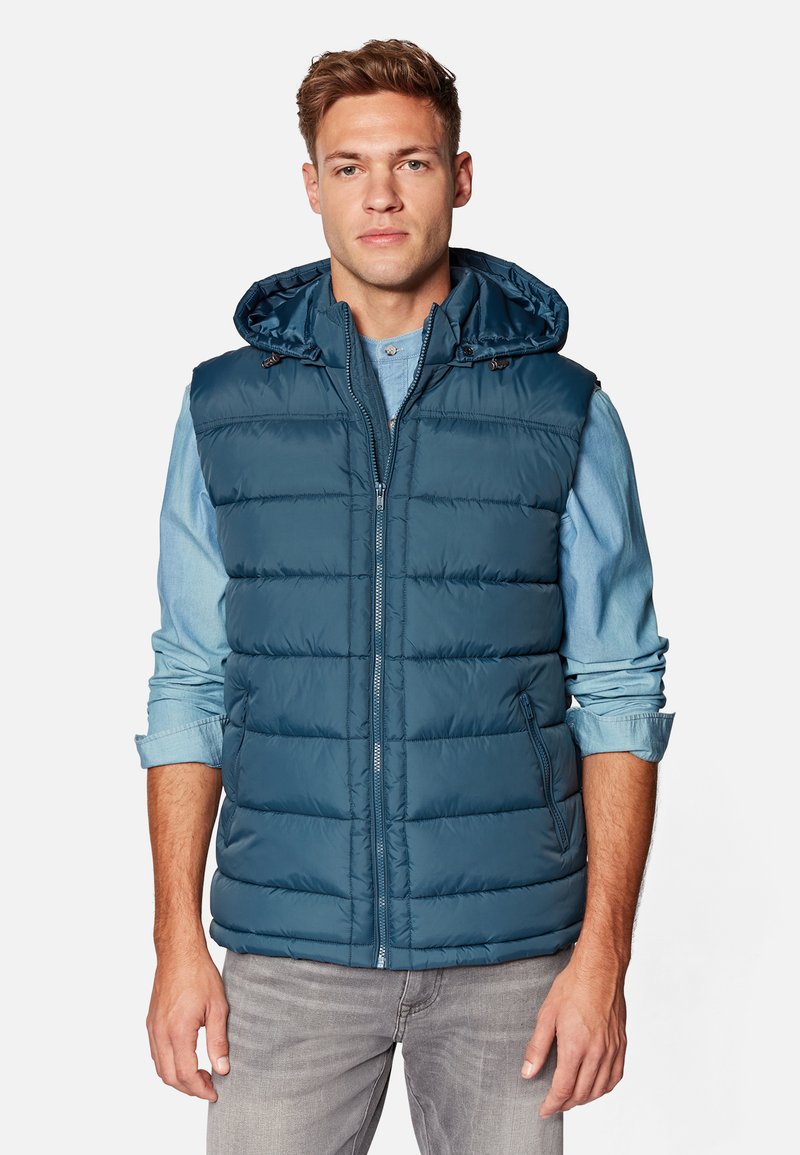 Mavi HOODED VEST - Down jacket - midnight navy/blue - Zalando.de