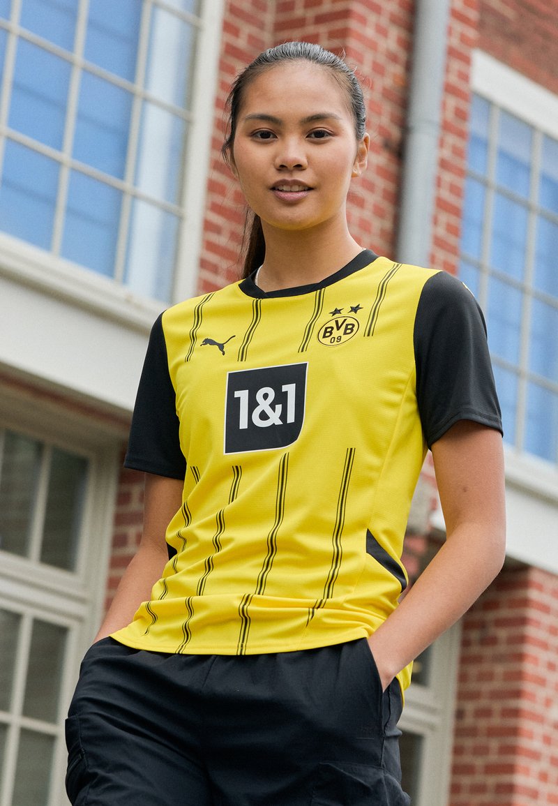 Puma BVB BORUSSIA DORTMUND HOME JERSEY REPLICA W - Football shirt ...