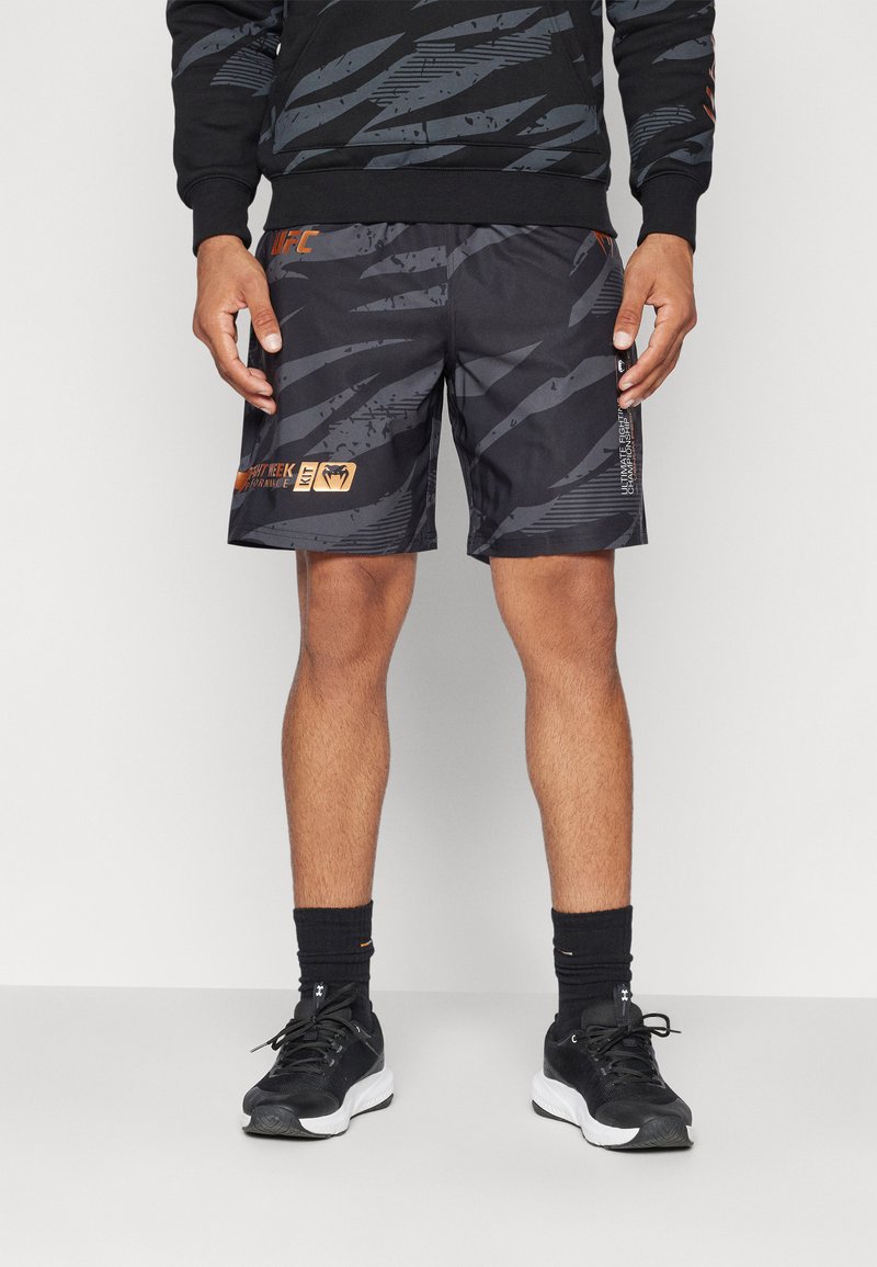 Venum UFC FIGHT WEEK TRAINING SHORTS - Sports shorts - urban/black ...