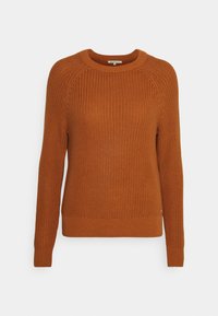 TOM TAILOR DENIM CREW NECK - Jumper - rusty amber/brown - Zalando.co.uk