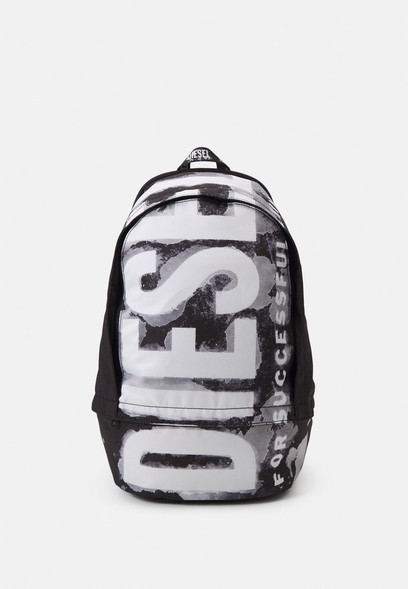 Diesel RAVE BACKPACK UNISEX - Rucksack - black/white/grey/black - Zalando