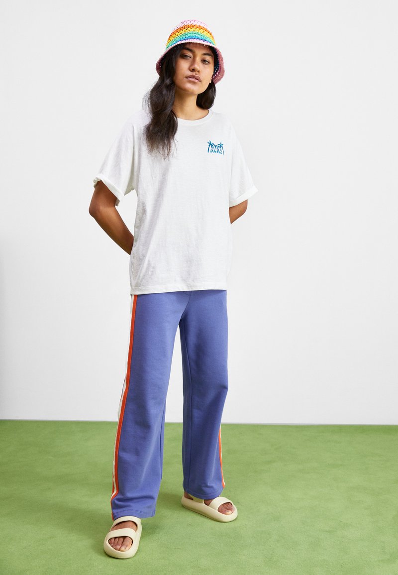 Roxy BACKSIDE SUN TEES - Print T-shirt - snow white/white - Zalando.co.uk