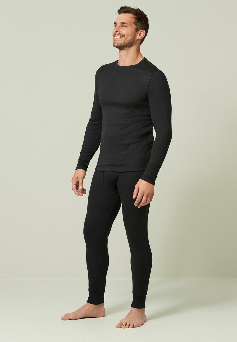 Next THERMAL SET - Stoffhose - black/schwarz - Zalando.de