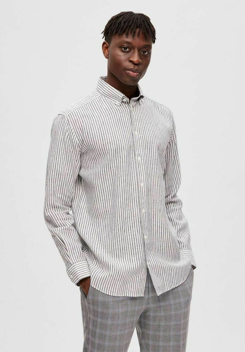 Selected Homme LANGARM - Chemise - sky captain/bleu marine - ZALANDO.FR