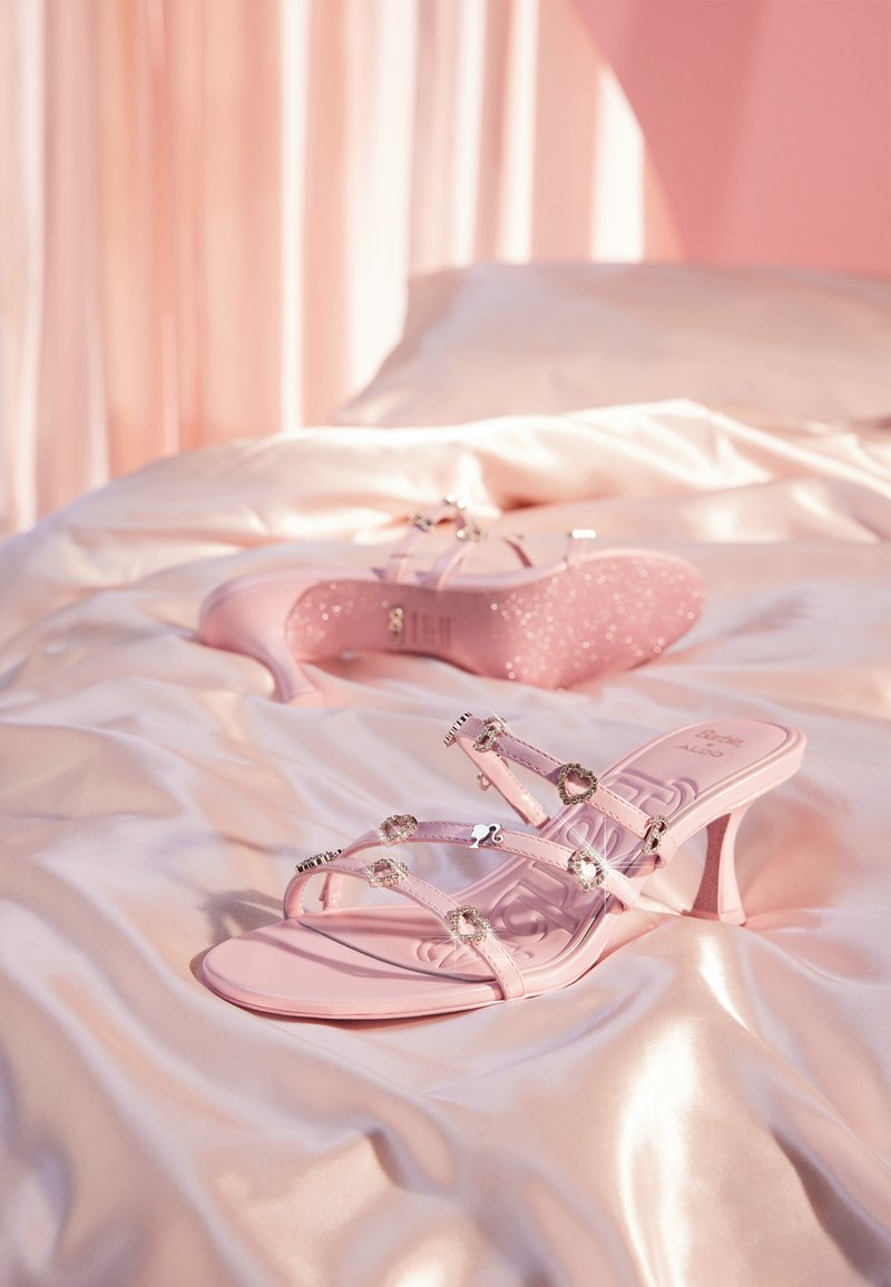 ALDO BARBIE BLVD - Heeled mules - light pink/pink - Zalando.co.uk