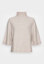 La Strada Unica EDENA HIGH NECK - Svetr - pumice stone/melange/světle ...