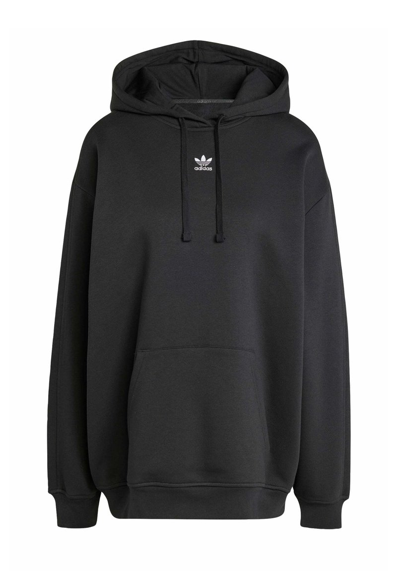adidas Originals ESSENTIALS - Mikina s kapucí - black/černá - Zalando.cz