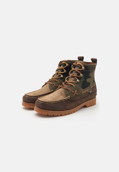 Polo Ralph Lauren RANGER MID BOOTS TALL - Schnürstiefelette - khaki ...