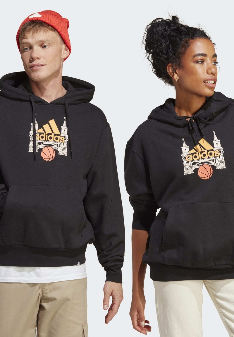 adidas Performance GRAPHIC - Jersey con capucha - black/negro - Zalando.es