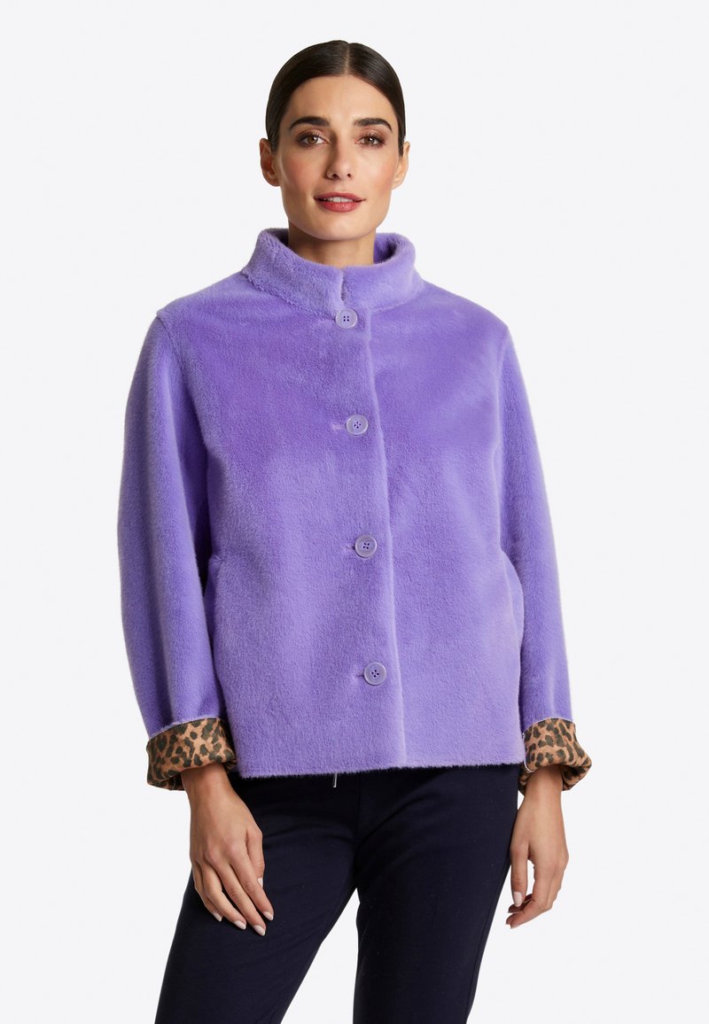 Rich & Royal IM FLAUSCHIGEN FELL-LOOK - Winterjas - violet bloom/paars ...