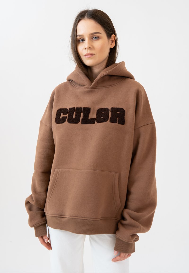 CUL8R Sweat à capuche - nugat/camel - ZALANDO.FR