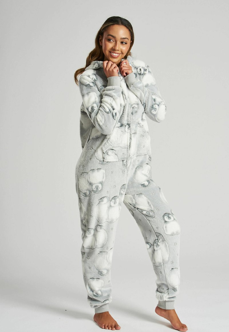 Loungeable PENGUIN LUXURY ALL-IN-ONE - Pyjama - grey/grau - Zalando.at