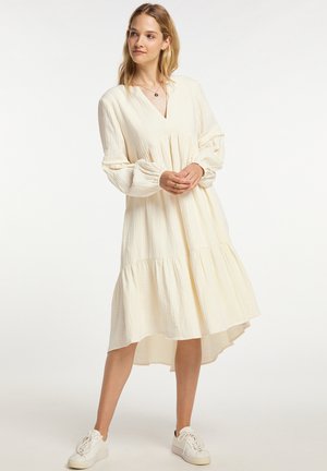 usha USHA QISHA - Blusenkleid - beige - Zalando.de