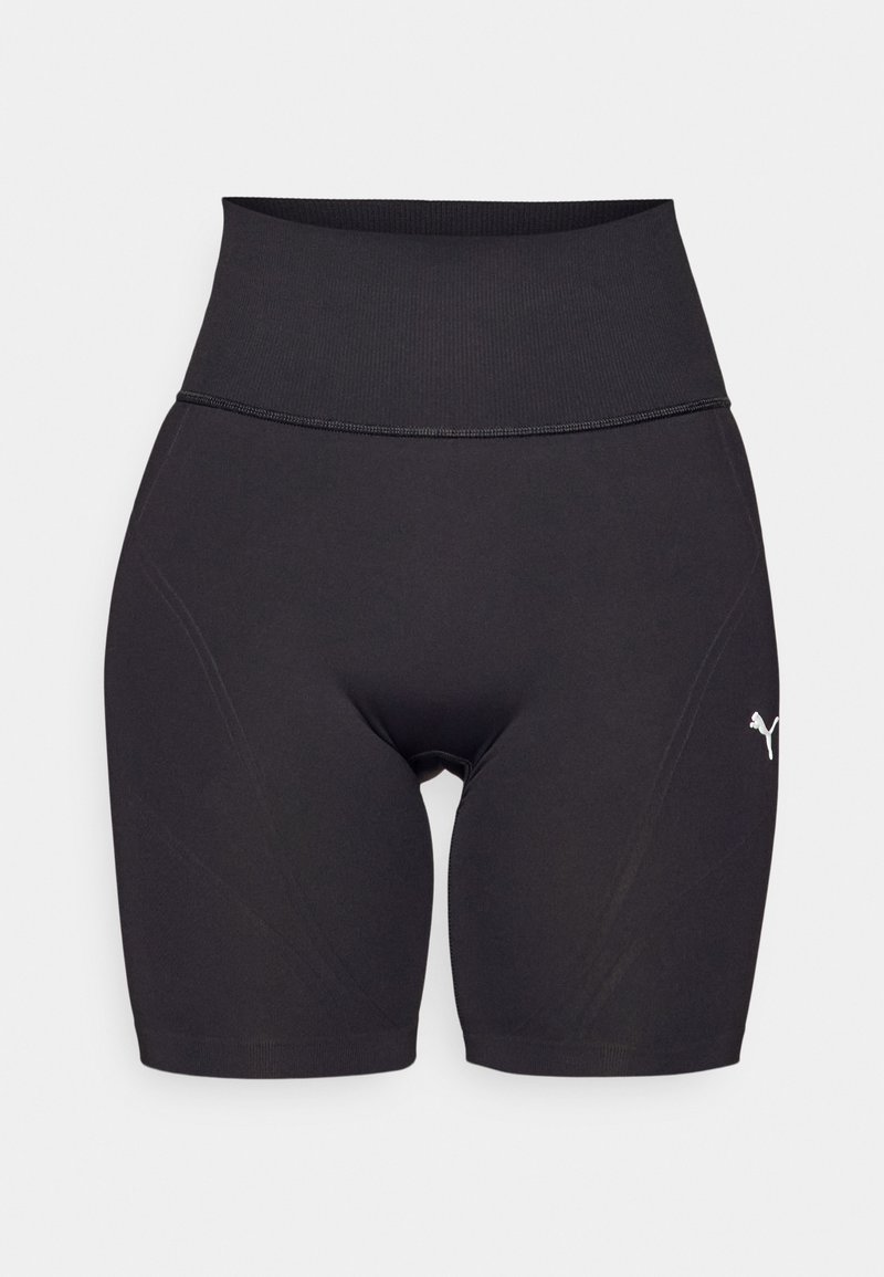 Puma SEAMLESS SHORT - Tights - black/svart - Zalando.no