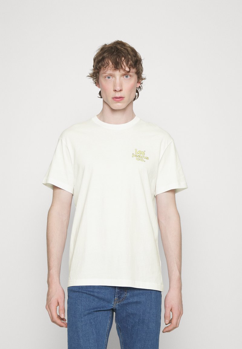 Lee GRAPHIC TEE - Print T-shirt - bright white/white - Zalando.co.uk