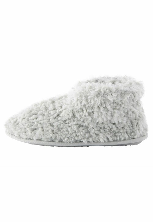 Next SUEDE SLIPPER BOOTS - Chaussons - grey/gris - ZALANDO.FR