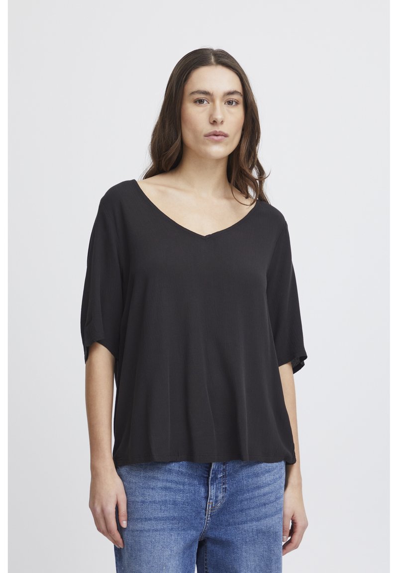 ICHI IHMARRAKECH SO - Blouse - black - Zalando
