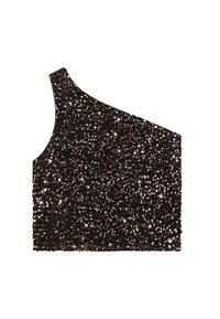 Nekane ASIMÉTRICO EN PAIETE - Top - black/negro - Zalando.es