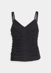 DKNY RUCH MESH - Top - black/negro - Zalando.es