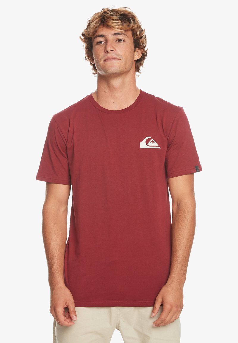 Quiksilver MWMINILOGO RRR0 - Print T-shirt - red - Zalando
