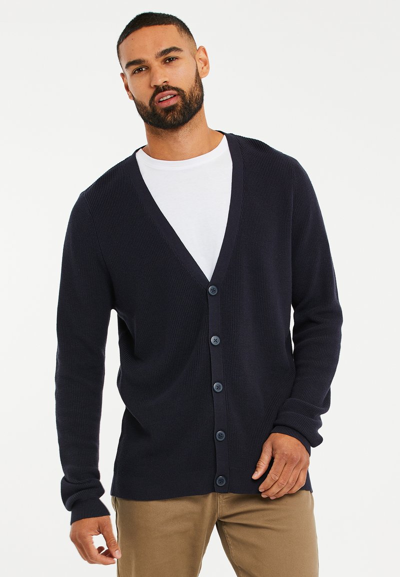 Threadbare FOXTAIL - Neuletakki - navy/sininen - Zalando.fi