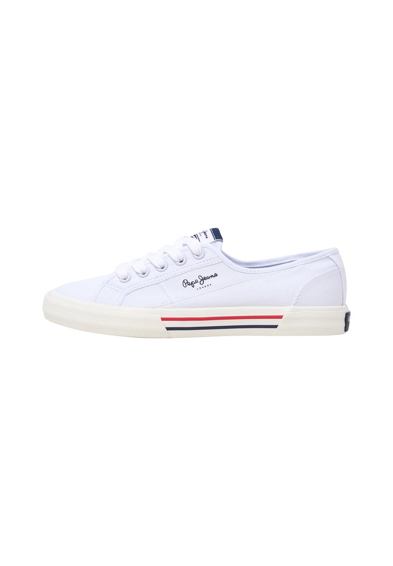 Pepe Jeans BRADY BASIC - Trainers - white - Zalando.ie