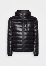 CLOSURE London LOGO HOOD PUFFER JACKET - Winter jacket - gloss black ...