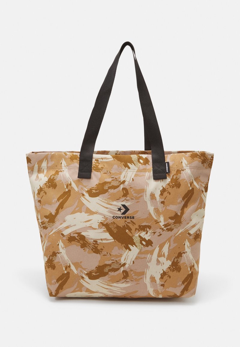Converse TOTE BAG UNISEX - Tote bag - paint camo/trek tan/tan - Zalando