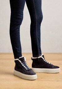 Kennel + Schmenger ZAP - Sneaker high - pacific/natur/creme/dunkelblau ...