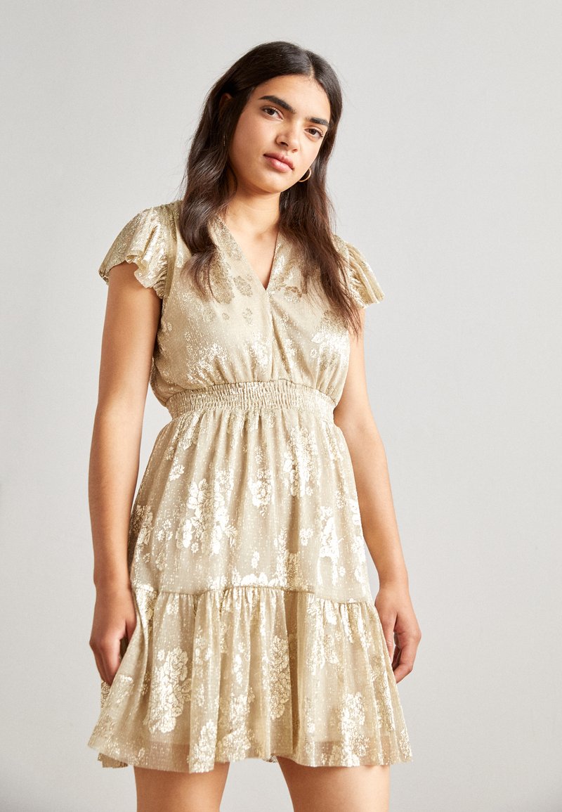 NAF NAF NAEL - Cocktailjurk - gold/goudkleurig - Zalando.be