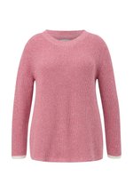 Triangle Strickpullover - rosa/rosa meliert - Zalando.de
