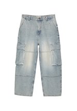 PULL&BEAR BAGGY - Jeans Straight Leg - light blue denim/light-blue ...
