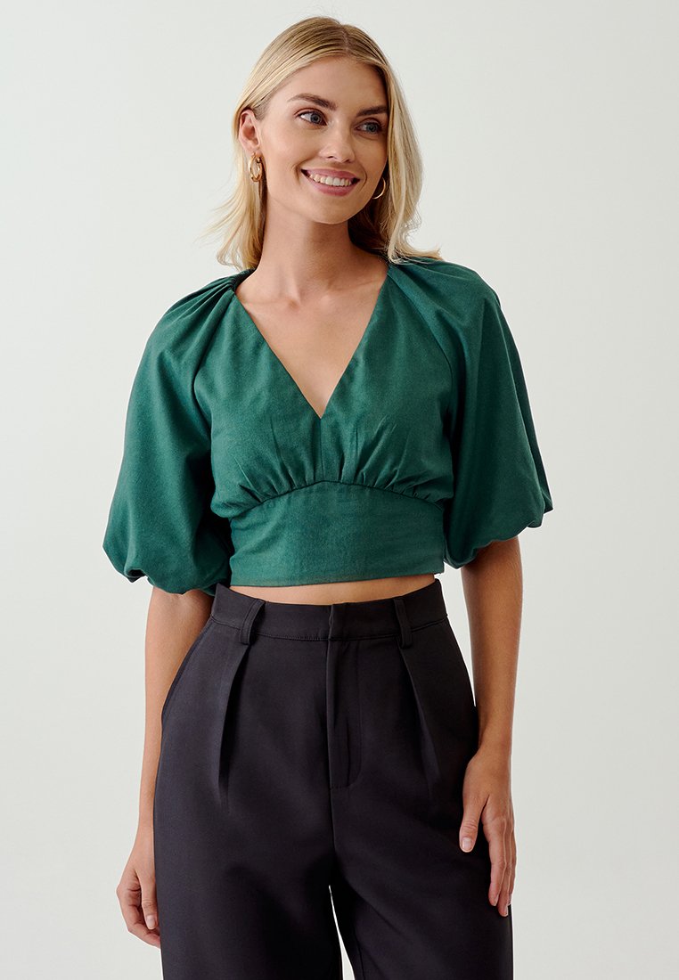 TUSSAH CHARLEE - Camicetta - emerald/verde scuro - Zalando.it