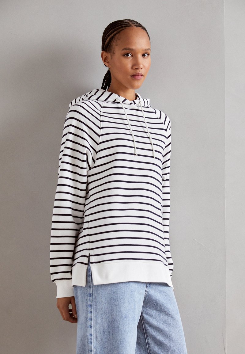 Marks & Spencer STRIPE - Sweat à capuche - black mix/noir - ZALANDO.FR Marks & Spencer STRIPE - Sweat à capuche - black mix/noir - ZALANDO.FR
