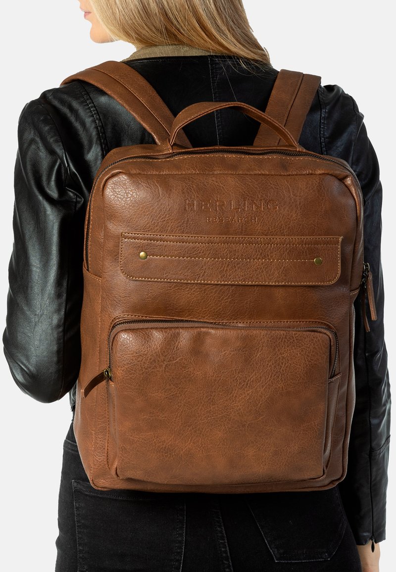 Herling LEIBNIZ UNISEX - Plecak/brązowy - Zalando.pl