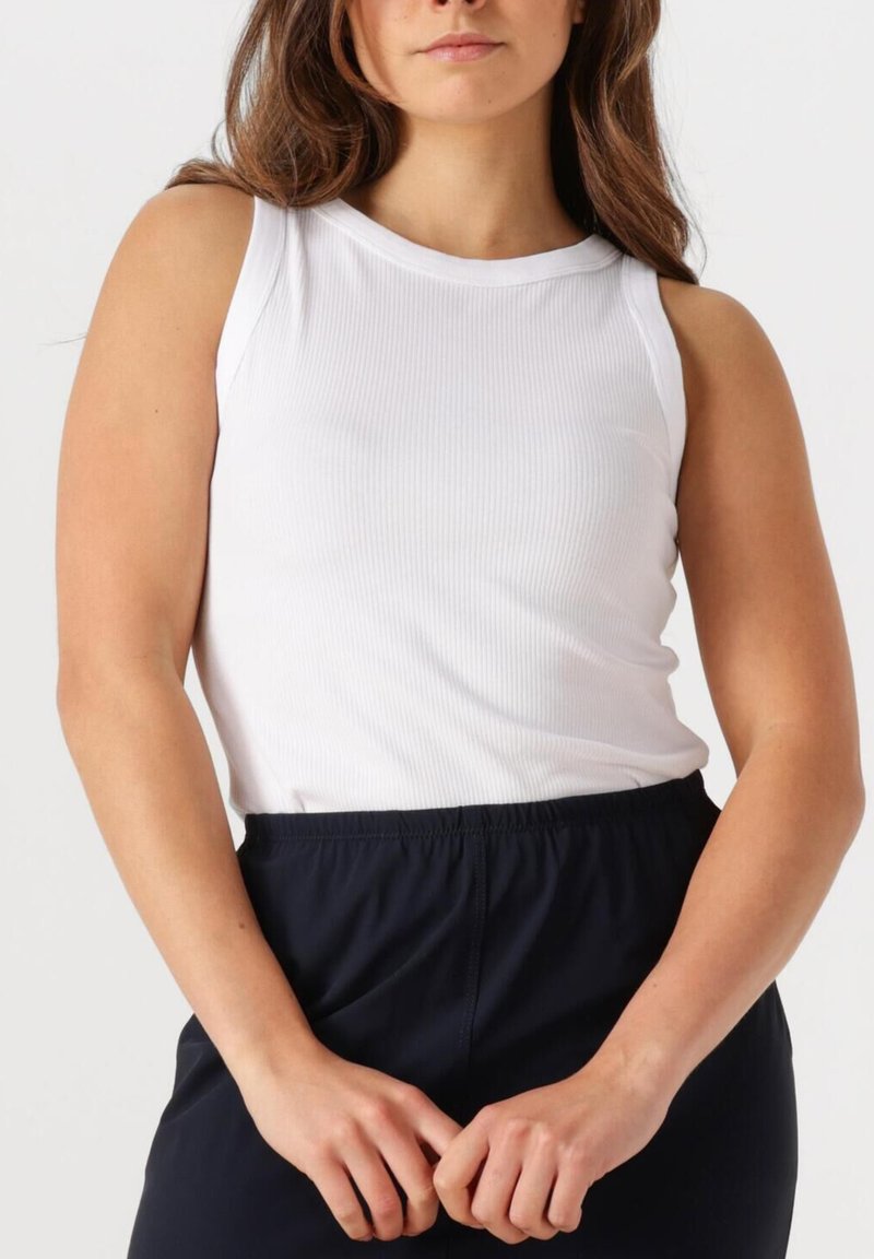 Penn & Ink SINGLET - Top - wit/weiß - Zalando