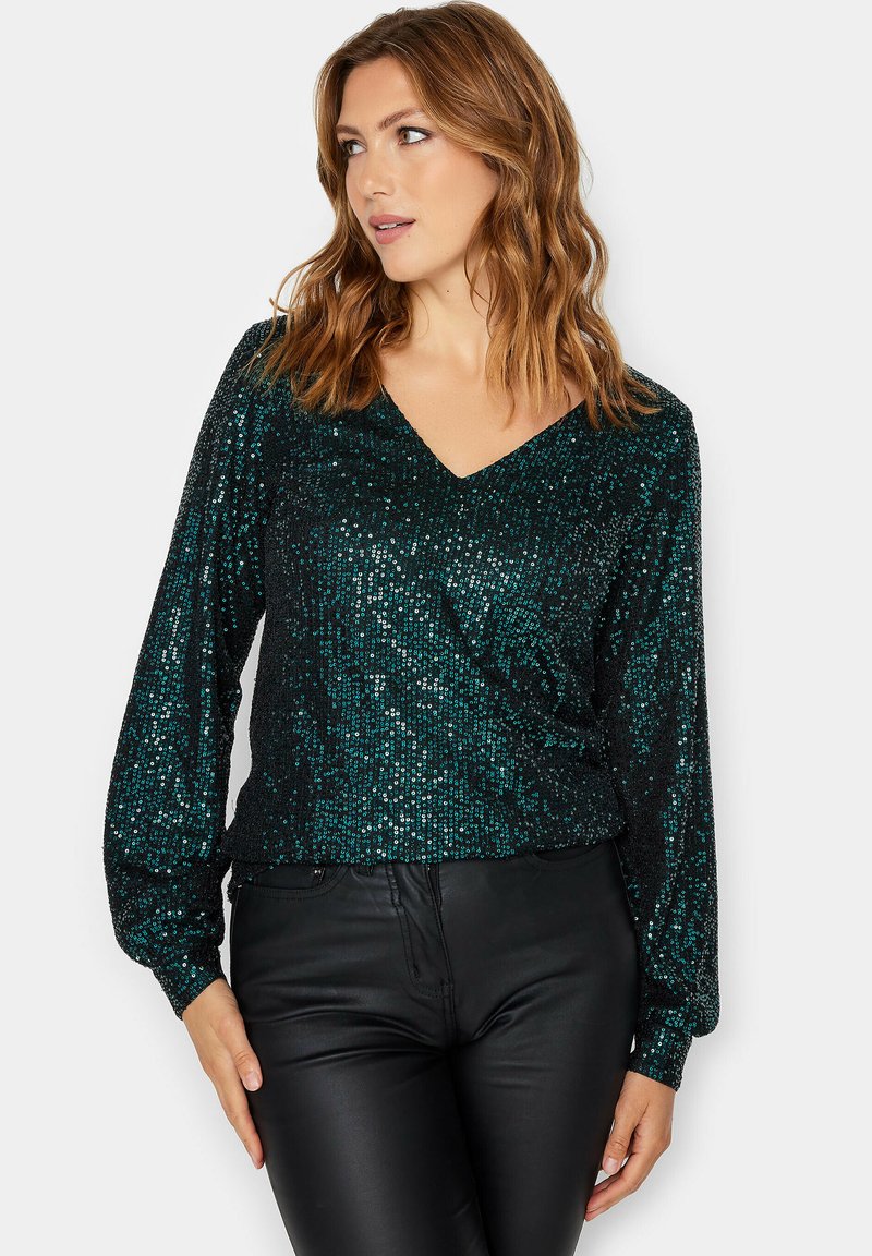 Long Tall Sally SEQUIN - Blouse - green/vert - ZALANDO.FR
