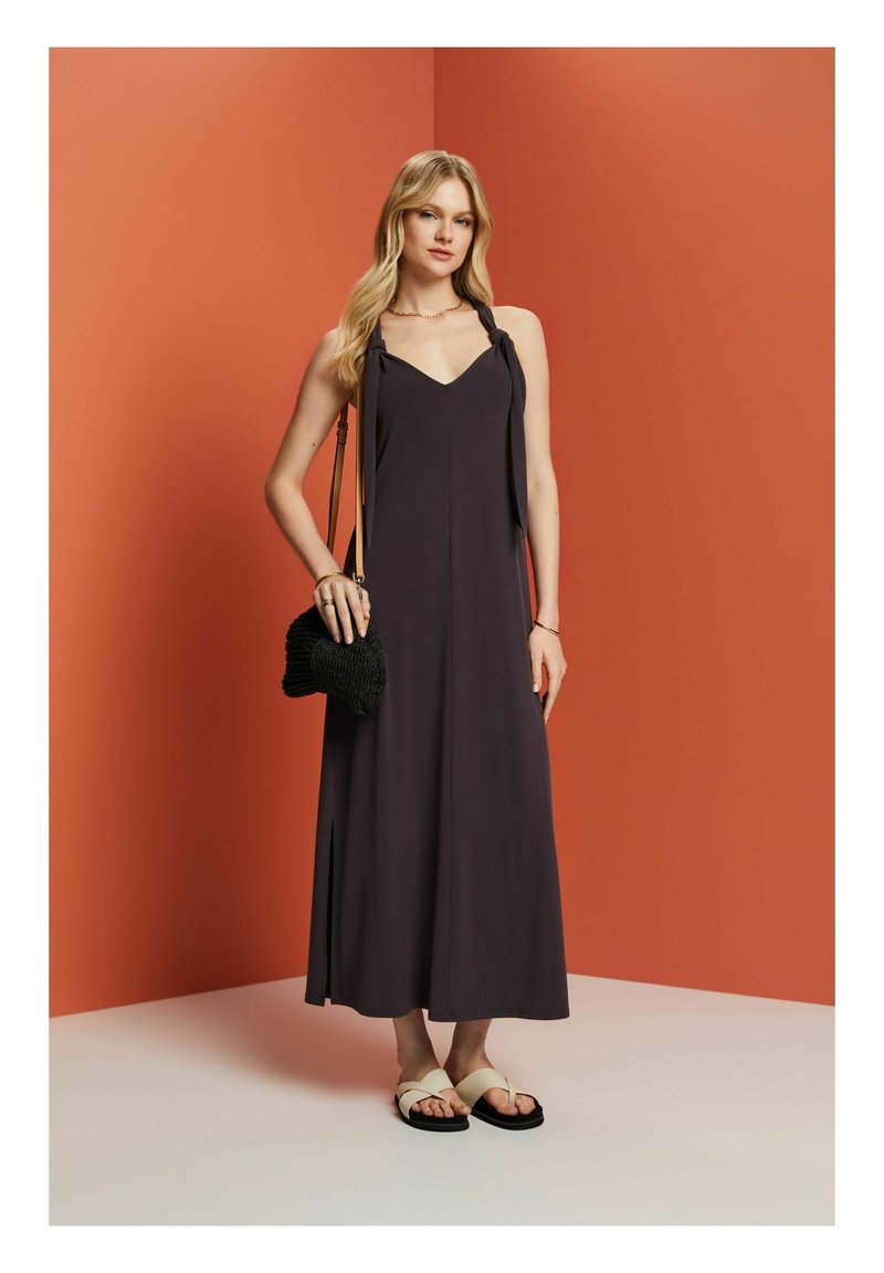 Esprit Collection Maxi dress - anthracite - Zalando.de