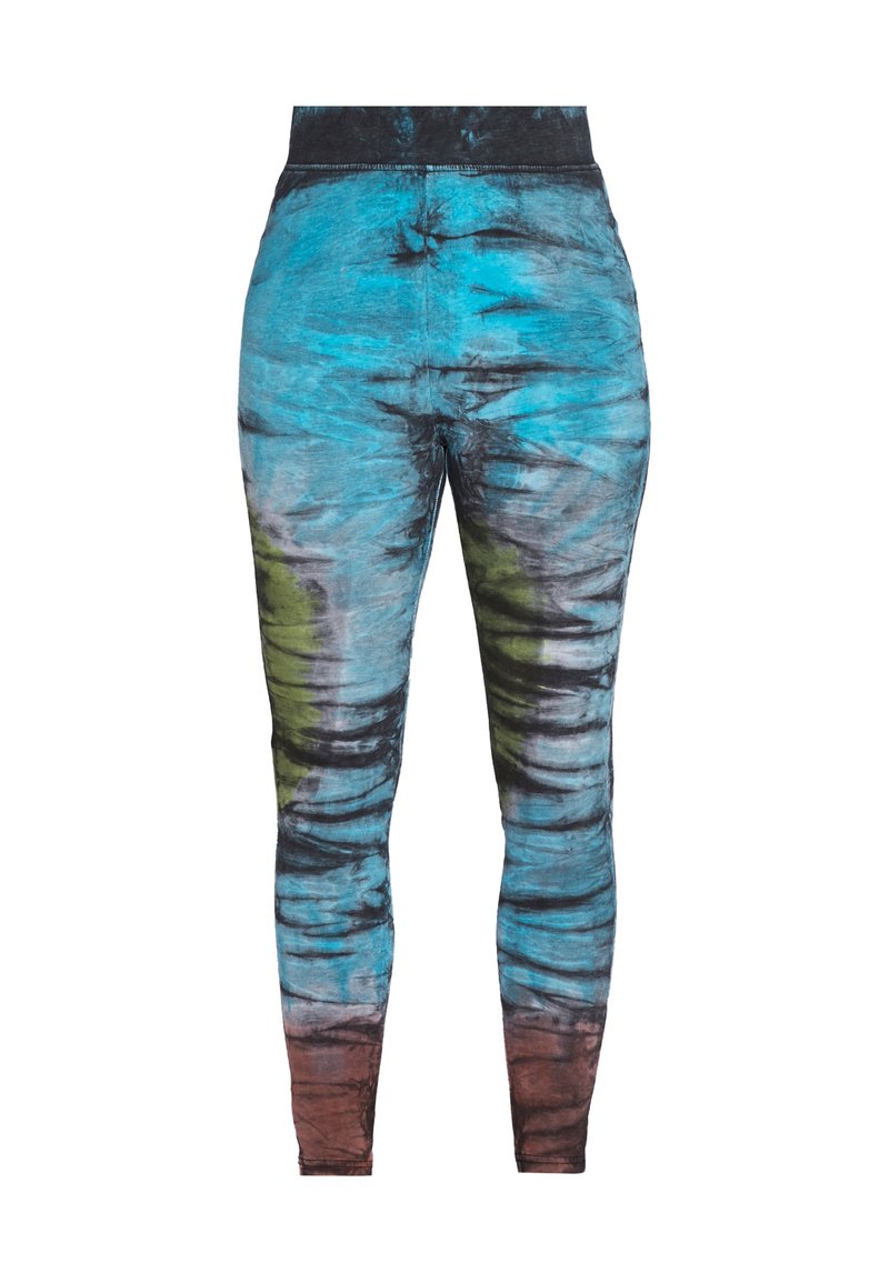 Urban Classics Ladies Tie Dye High Waist Legíny Black černá